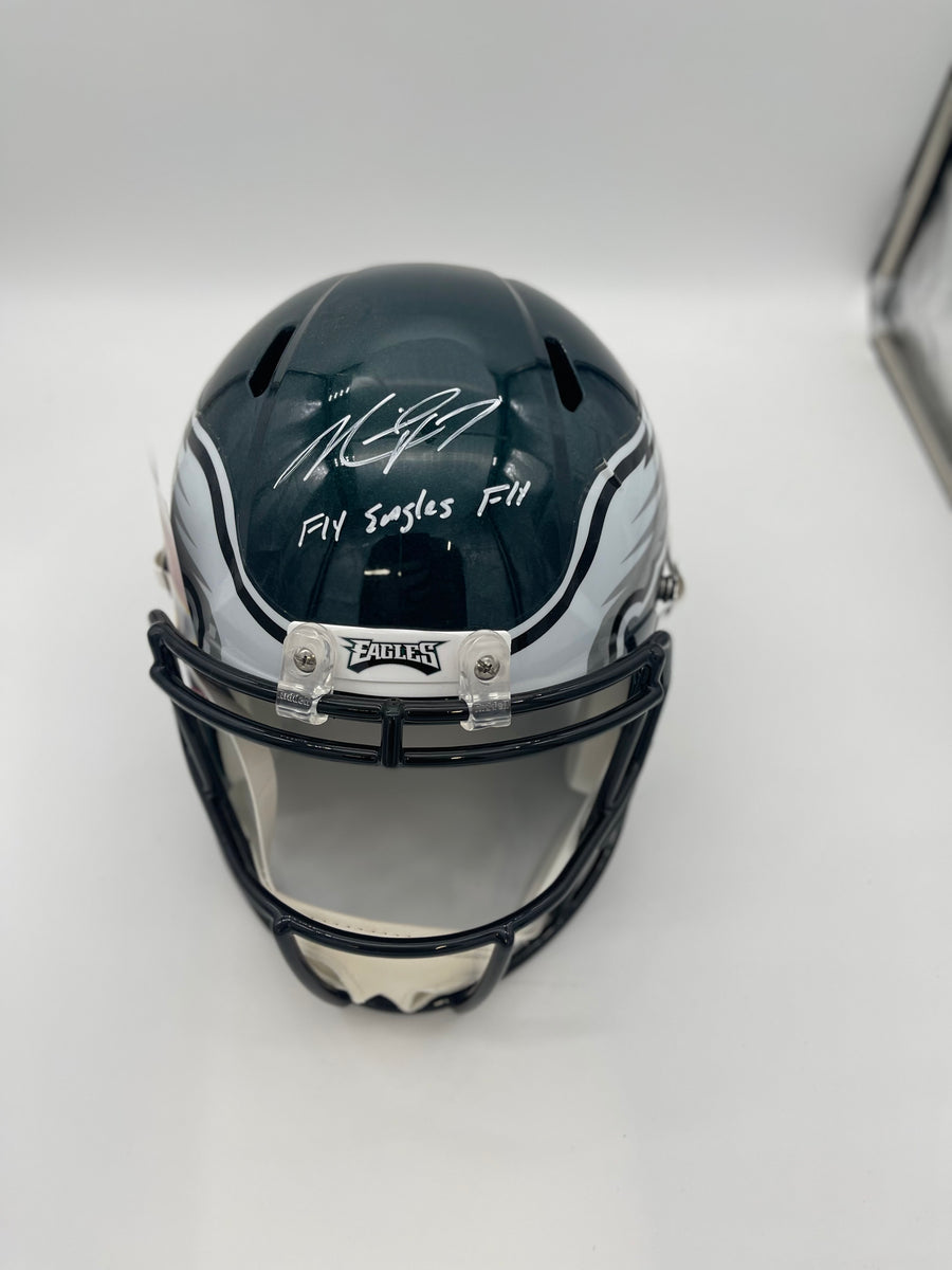 Mike Vick Signed full size helmet – Lupton's Sports Collectibles
